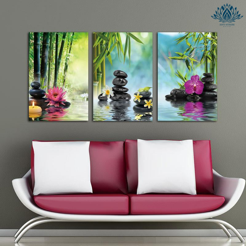 Tableau zen galets – Anti-stress.shop