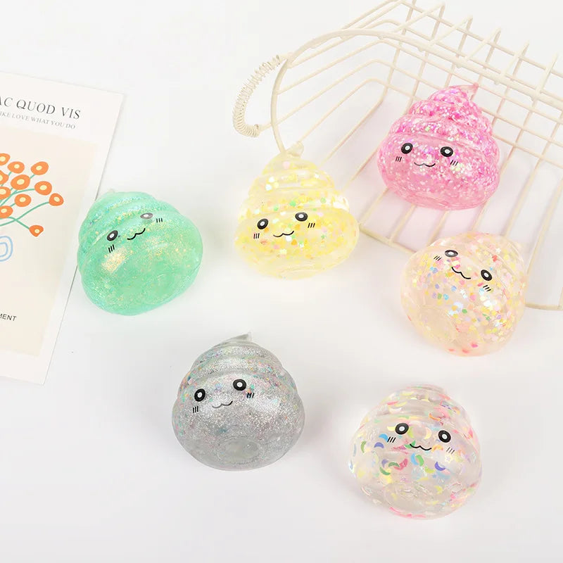 Balle anti-stress Emoji caca Brillant – Anti-stress.shop