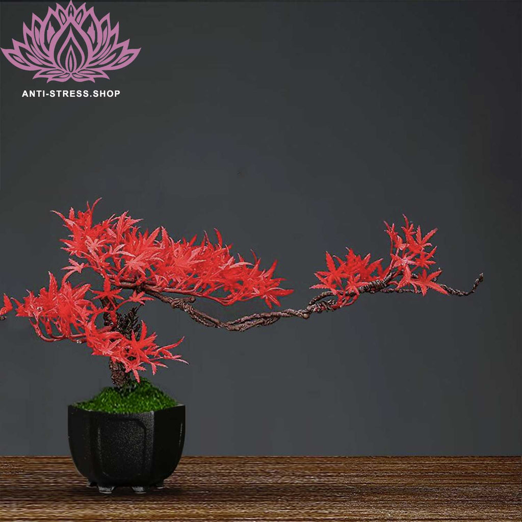Bonsaï artificiel fleurs d'érable – Anti-stress.shop