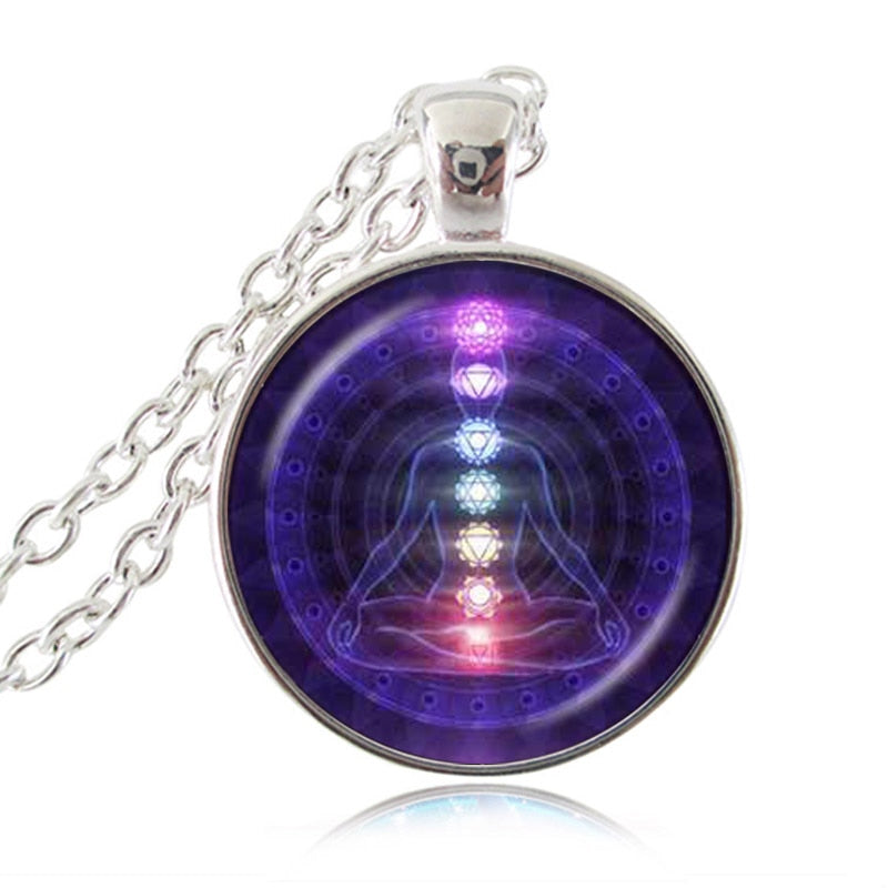 Chaîne pendentif des 7 chakras – Anti-stress.shop